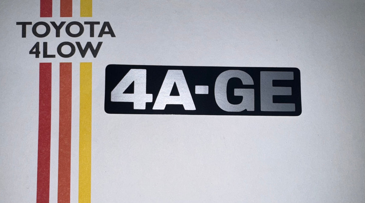 4A-GE Timing Chain Cover decal – Toyota4Low