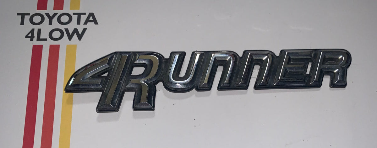 4Runner Emblem - 1990-1995 4Runner – Toyota4Low