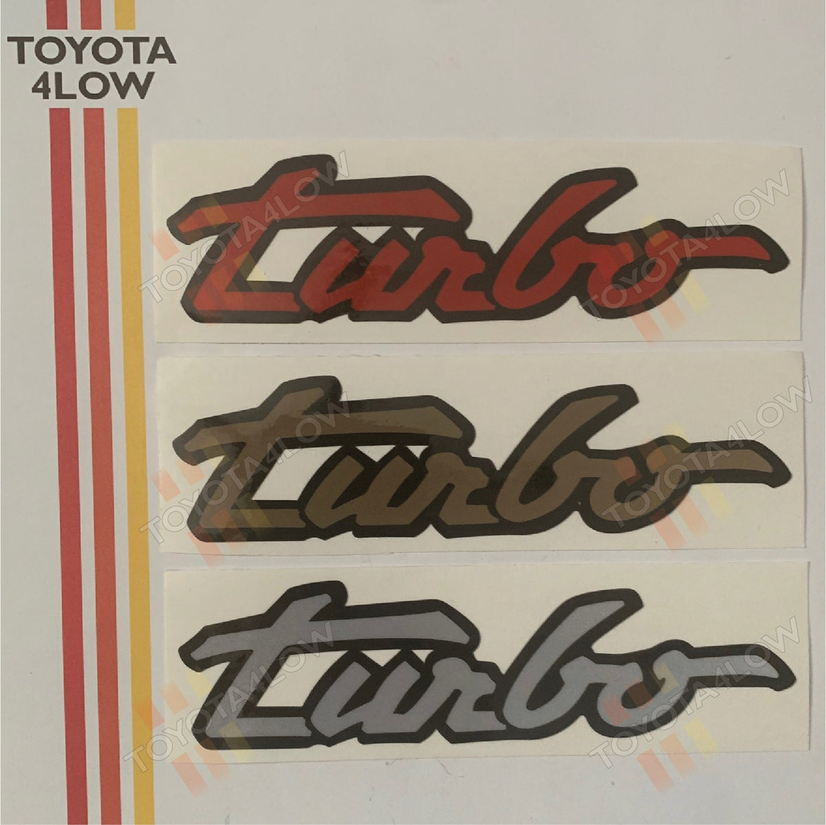 Tailgate Turbo Decal – Toyota4Low